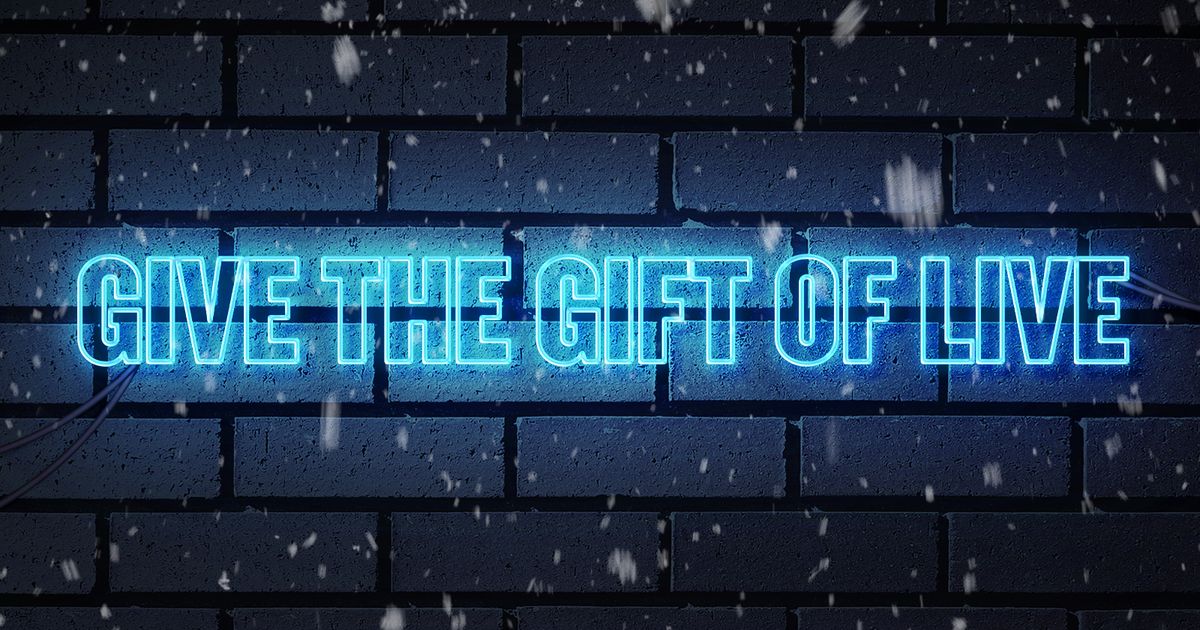 Give the Gift of Live | Co-op Live