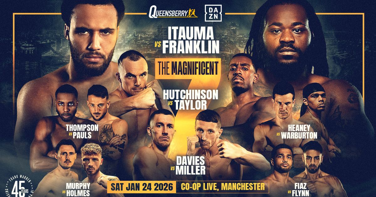 Moses Itauma vs Jermaine Franklin — The Magnificent 7 | Co-op Live